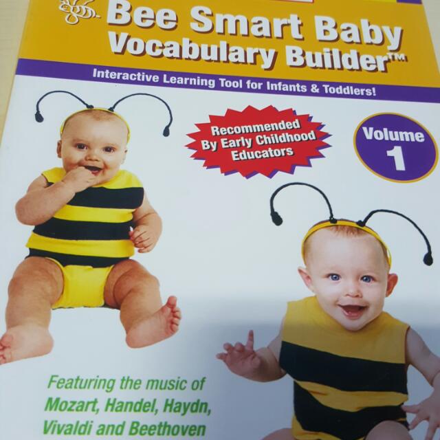 Bee Smart Baby Vocabulary Builder Vol 1 DVD, Hobbies & Toys, Books ...