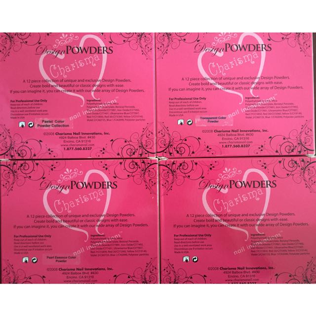 Charisma Acrylic Design Powder, Health & Nutrition, Health Supplements ...