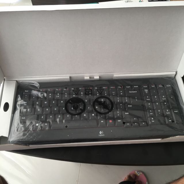 (RESERVED) Logitech Wireless Keyboard K340, Computers & Tech, Parts ...