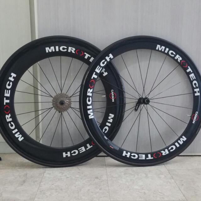 Microtech MTT 50/88mm Carbon Tubular Wheelset, Sports Equipment ...