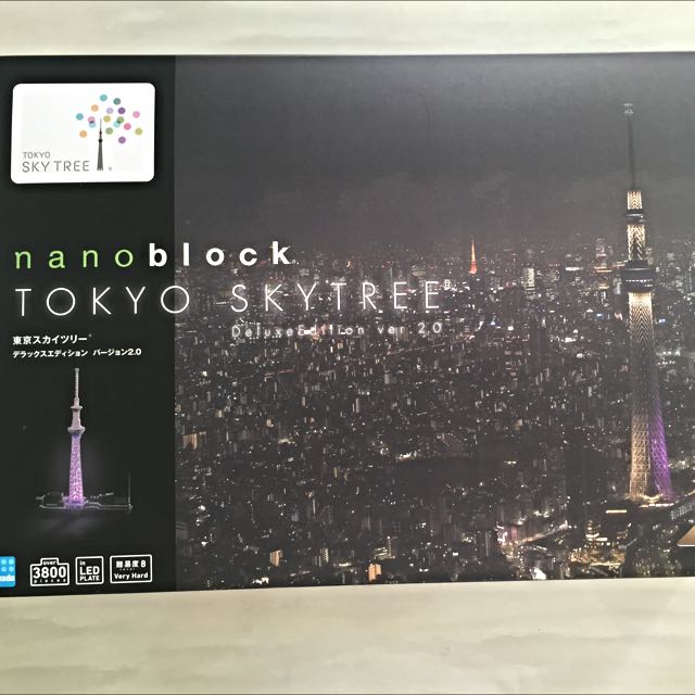 Nanoblock Tokyo Skytree Deluxe edition v2.0, Hobbies & Toys, Toys & Games on Carousell