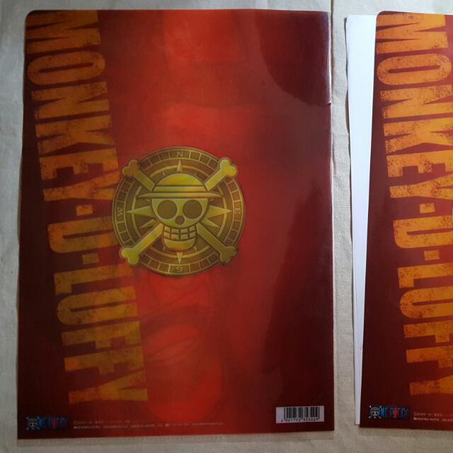 ONE PIECE A4 Clear File - LUFFY, Hobbies & Toys, Memorabilia ...