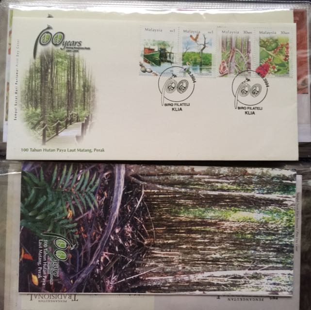 Stamps - First Day Cover - 100 Years Of Matang Mangroves Perak, Hobbies ...