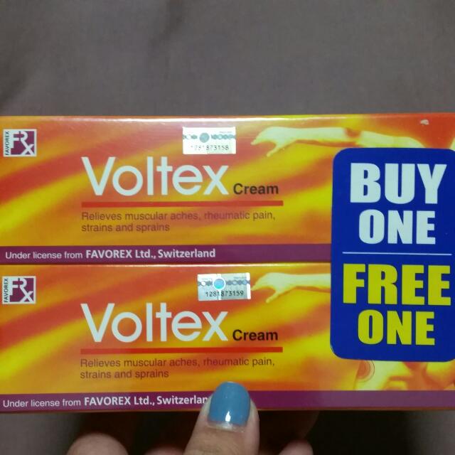 Voltex Cream ( Relief Muscle Aches, Sprains N Strains), Sports ...
