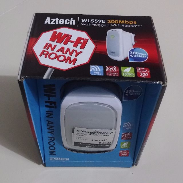 Aztec WL559E wifi repeater, Computers & Tech, Parts & Accessories ...