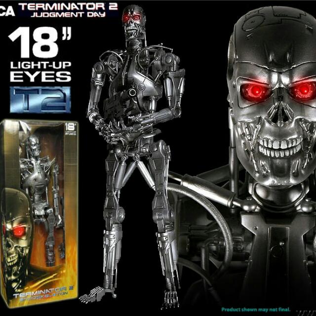 BNIB Terminator 2 Endoskeleton 18inch Figurine - T800, Hobbies & Toys ...