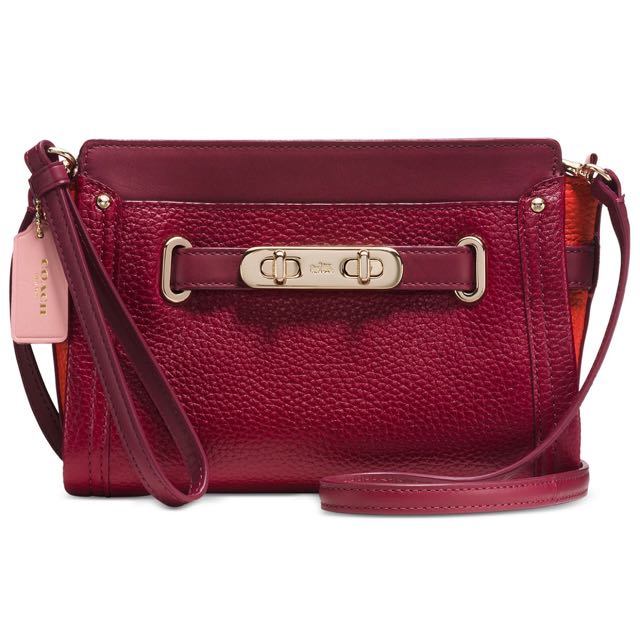 Coach Swagger Colorblock Wrislet Messenger Bag, Luxury on Carousell