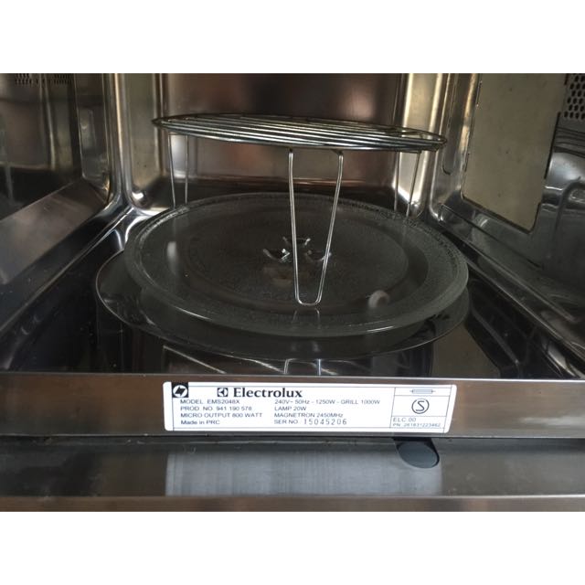 ELECTROLUX BUILT-IN MICROWAVE OVEN EMS2048X, TV & Home Appliances ...