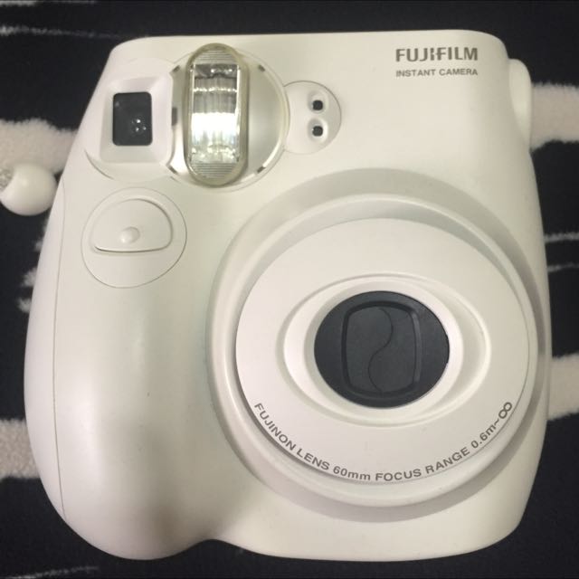 Fujiflim Instax White Camera, Photography, Cameras on Carousell