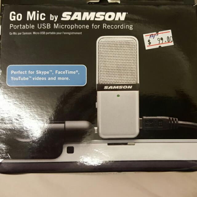 Go Mic By Samson (New!), Computers & Tech, Parts & Accessories, Cables ...