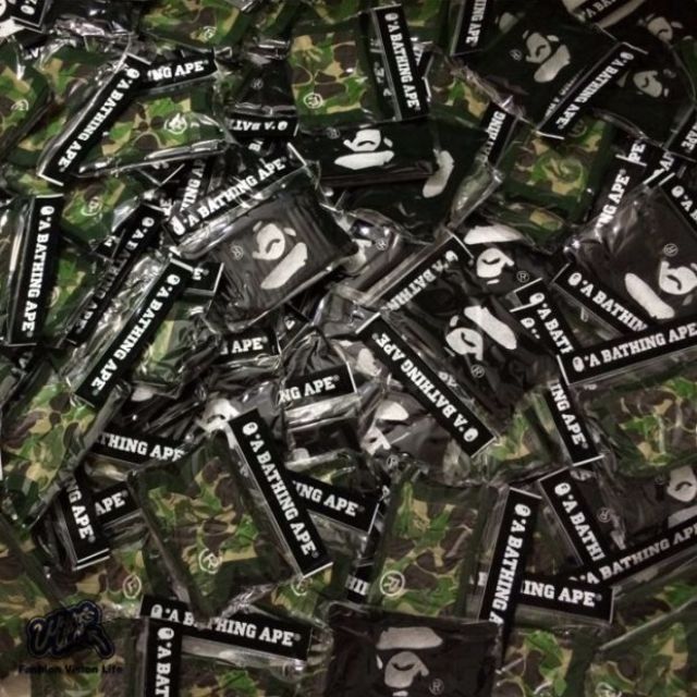Instock Bape A Bathing Ape Aape Stock Black Face Mask Mouth Cover Masks ...