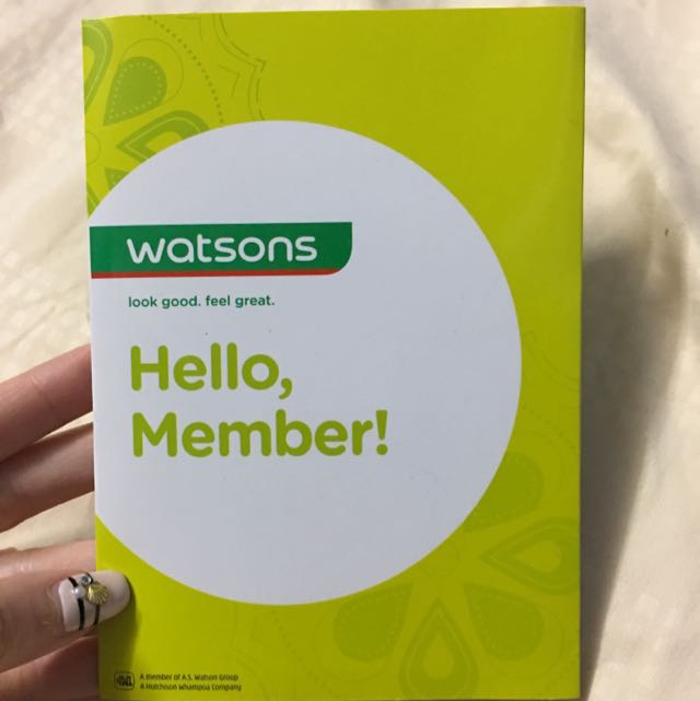 Watsons Membership Card, Everything Else on Carousell