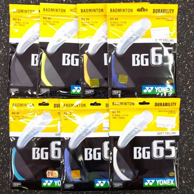 Yonex BG65 String, Sports Equipment, Sports & Games, Racket & Ball ...