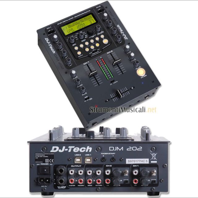 DJ Tech DJM 202 Mixer, Audio, Soundbars, Speakers & Amplifiers on Carousell