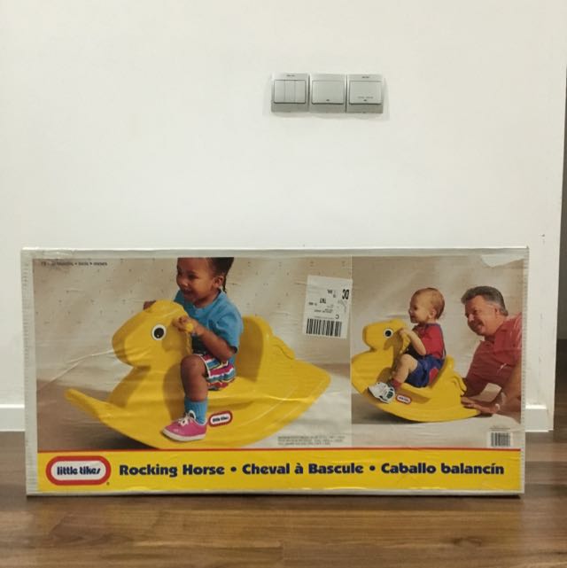 Little tikes Yellow Rocking Horse., Hobbies & Toys, Toys & Games on ...