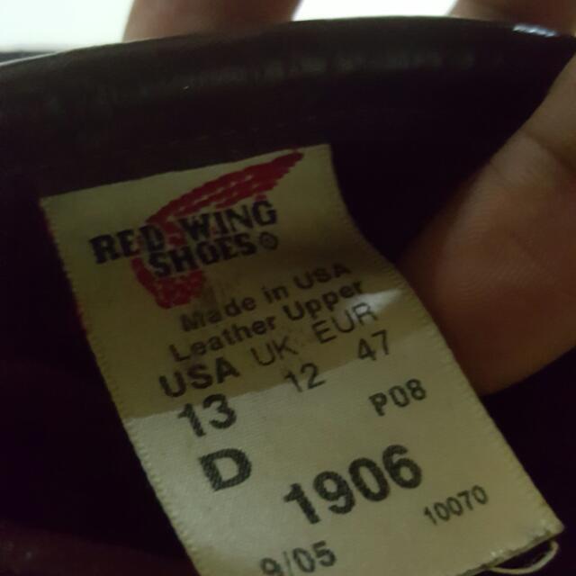 Red Wing 1906 100year Anniversary Of Red Wing Boot..extremely Rare ...