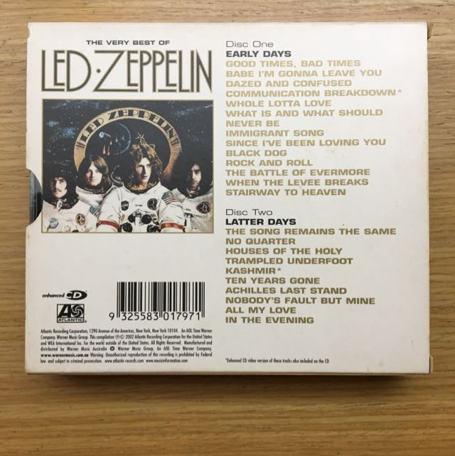 The Very Best Of Led Zeppelin Early Days & Latter Days, TV & Home ...