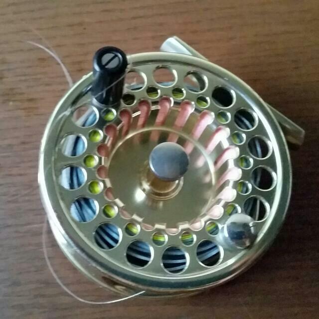 Marryat M2 Large Arbor FlyFishing Reel With Backing, Sports Equipment ...