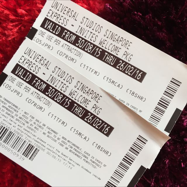 Universal Studios Singapore EXPRESS PASS!!, Tickets & Vouchers, Local ...