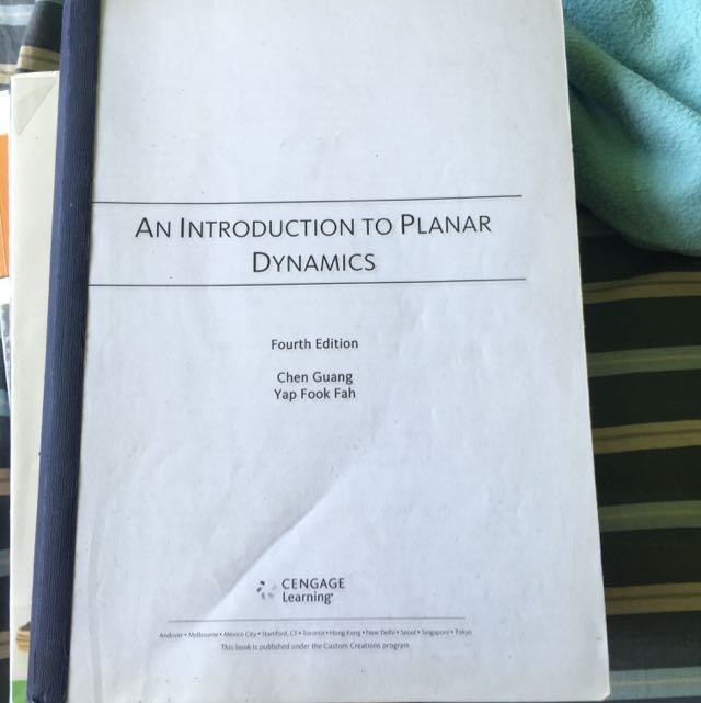 An Introduction To Planar Dynamics, Hobbies & Toys, Books & Magazines ...