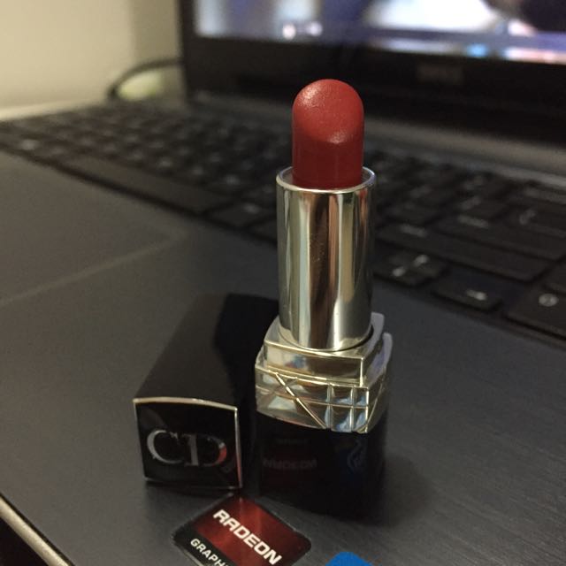CD Dior ( Rouge Dior) Liptick Small size, Beauty & Personal Care, Face ...