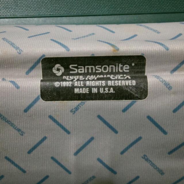 [RESERVED] *Made in USA* Samsonite Oyster GLX (Green) Hardshell Luggage ...