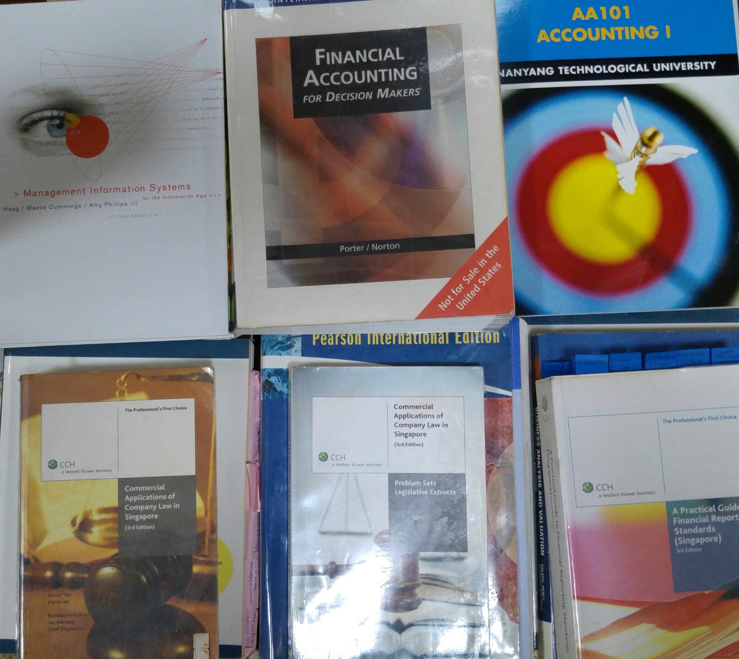 NTU Accountancy Textbooks [SINGAPORE], Hobbies & Toys, Books ...
