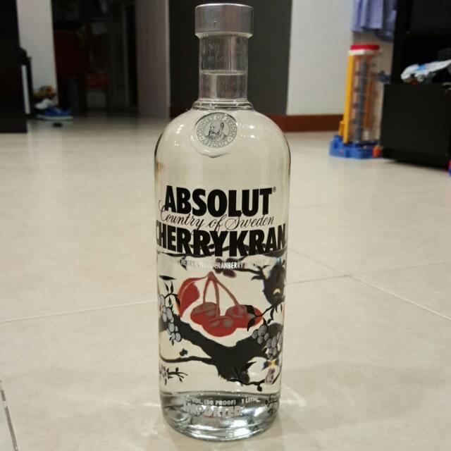 Absolut Cherrykran VODKA (RARE), Everything Else on Carousell
