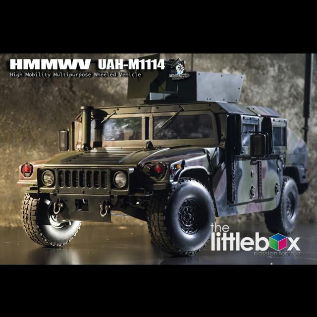 GO-TRUCK 1/6 HUMVEE HMMWV UAH-M1114 FULL METAL (CAMO COLOR) Military ...
