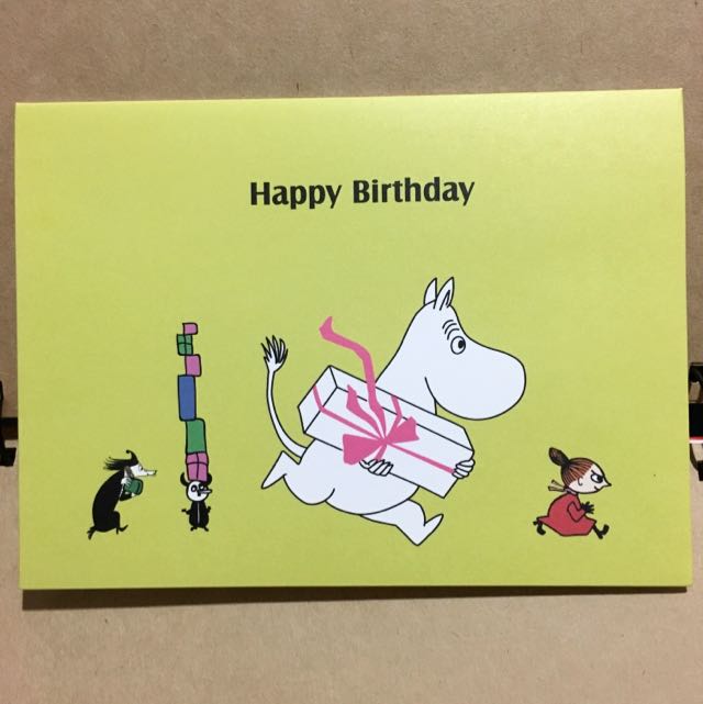 Moomin Birthday Card, Hobbies & Toys, Stationery & Craft, Occasions ...