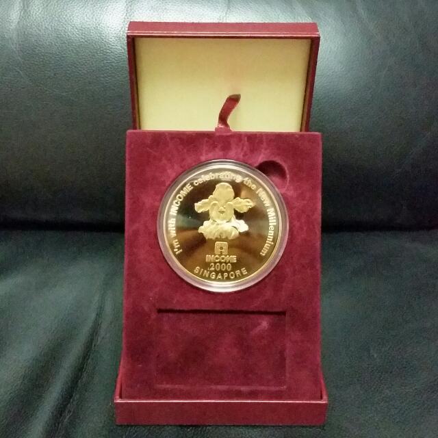 NTUC Income Singapore Mint Limited Edition Aluminum Bronze 2000 ...