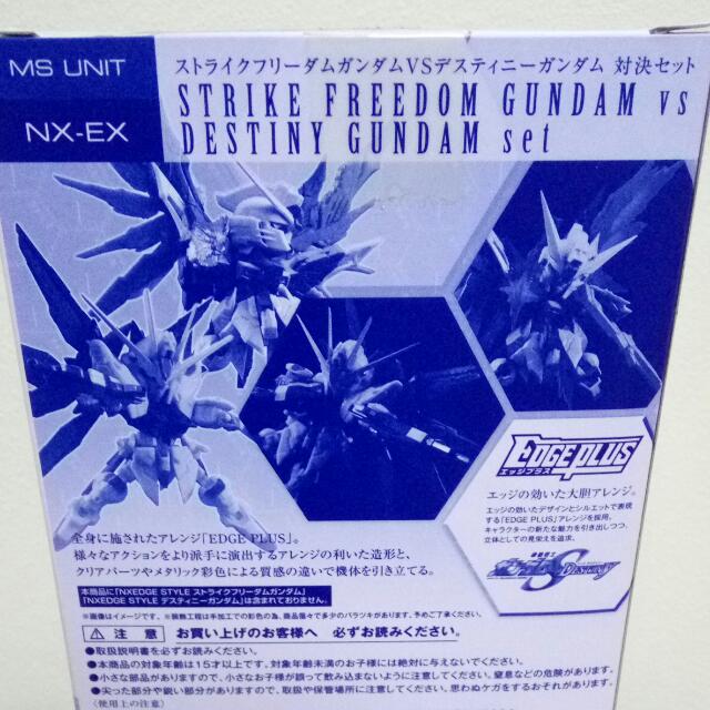 Nxedge Style Strike Freedom vs Destiny set, Hobbies & Toys, Toys ...