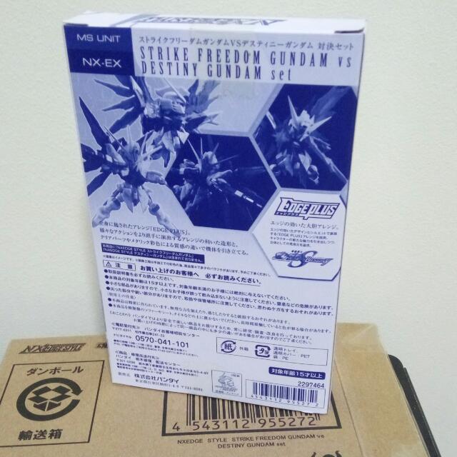 Nxedge Style Strike Freedom vs Destiny set, Hobbies & Toys, Toys ...