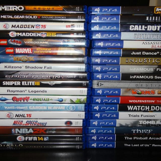 Ps4 Used Games, Hobbies & Toys, Toys & Games on Carousell