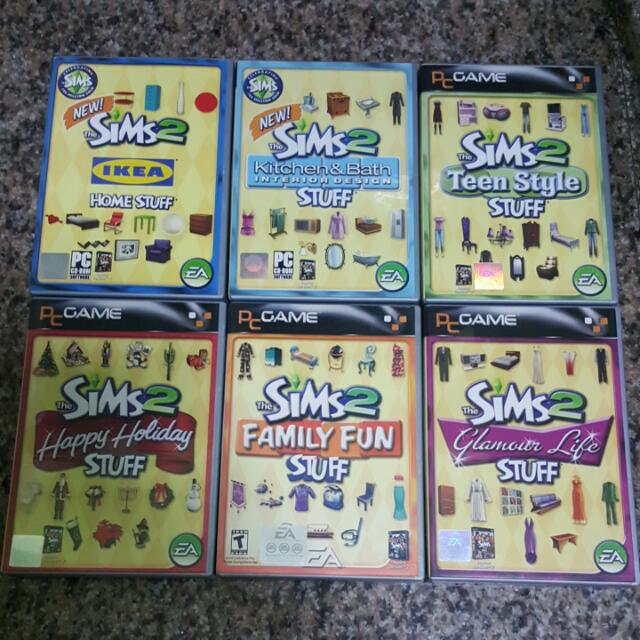 Sims 2 PC Game collection (Base game + 5 themed expansion packs + 7 ...