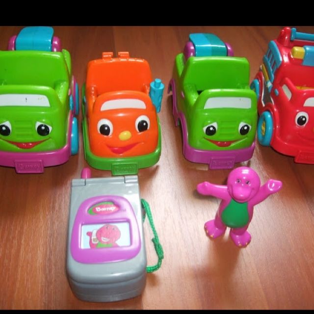 Barney Car Toy Bundle, Hobbies & Toys, Toys & Games on Carousell