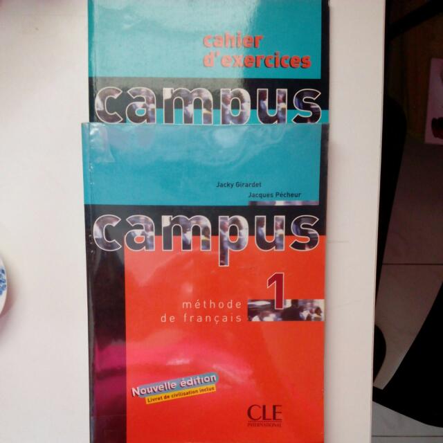 French Textbook And Exercise Book: Campus 1, Hobbies & Toys, Books ...