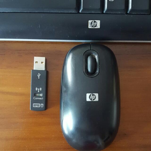 Hp Wireless Keyboard And Mouse Set Computers Tech Parts Accessories Networking On Carousell