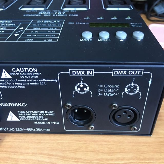 SRC-167 4 Channel DMX Dimmer Pack, Audio, Soundbars, Speakers ...