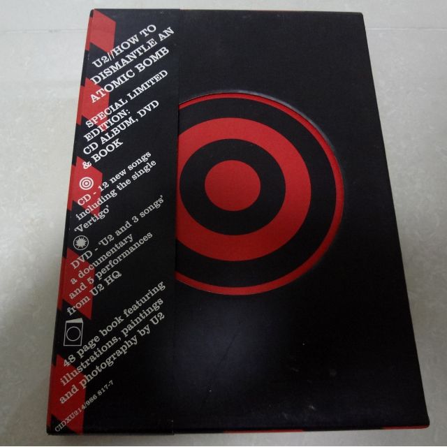 U2 CD + DVD + BOOK How to Dismantle an Atomic Bomb Limited Edition Box ...