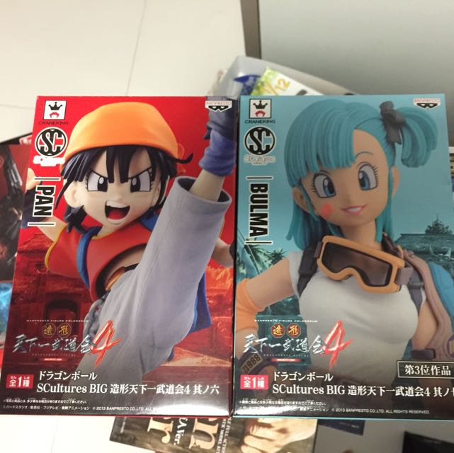 Banpresto Scultures Pan And Bulma, Hobbies & Toys, Toys & Games on ...