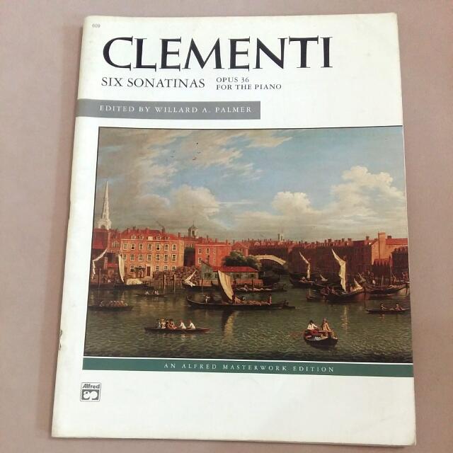 Clementi Sonatina Opus 36 Piano Score Book, Hobbies & Toys, Books ...