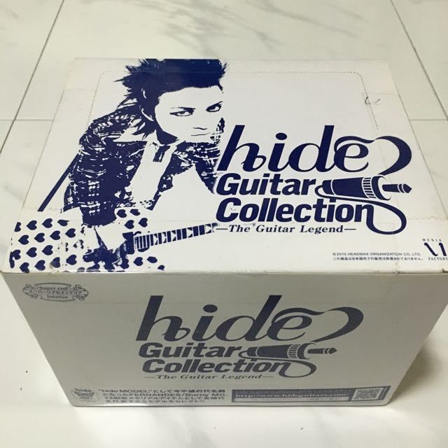 Hide x Fernandes Guitar Miniature Collection, Hobbies & Toys ...