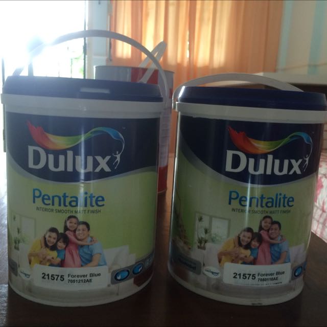 New Dulux Pentalite Paint And 7l Matex White, Furniture & Home Living, Furniture, Other Home ...