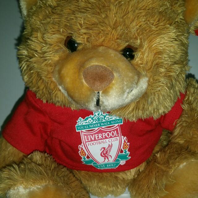 Official LIVERPOOL FC Teddy Bear, Hobbies & Toys, Toys & Games on Carousell