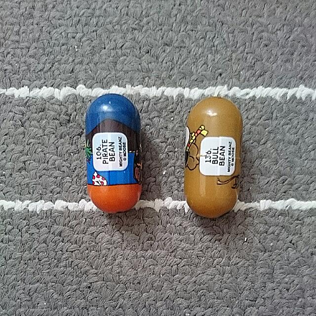 Original MIGHTY Beanz: Pirate Bean & Bull Bean, Hobbies & Toys, Toys ...