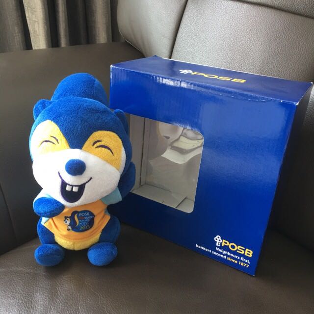HAPPY Face Limited Edition Squirrel ( POSB), Everything Else on Carousell