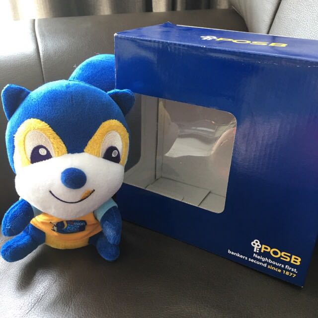 HAPPY Face Limited Edition Squirrel ( POSB), Everything Else on Carousell