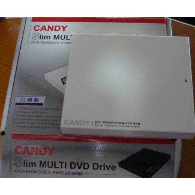 CANDY SLIM MULTI DVD DRIVE 外接 燒錄機 光碟機, 電視及其他電器 , 電視及其他電器 , 藍光及播放器在旋轉拍賣