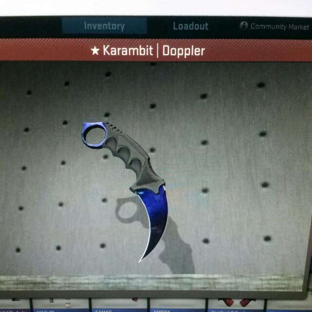 CSGO ☆Karambit Doppler Phase 3 FN, Hobbies & Toys, Toys & Games on ...